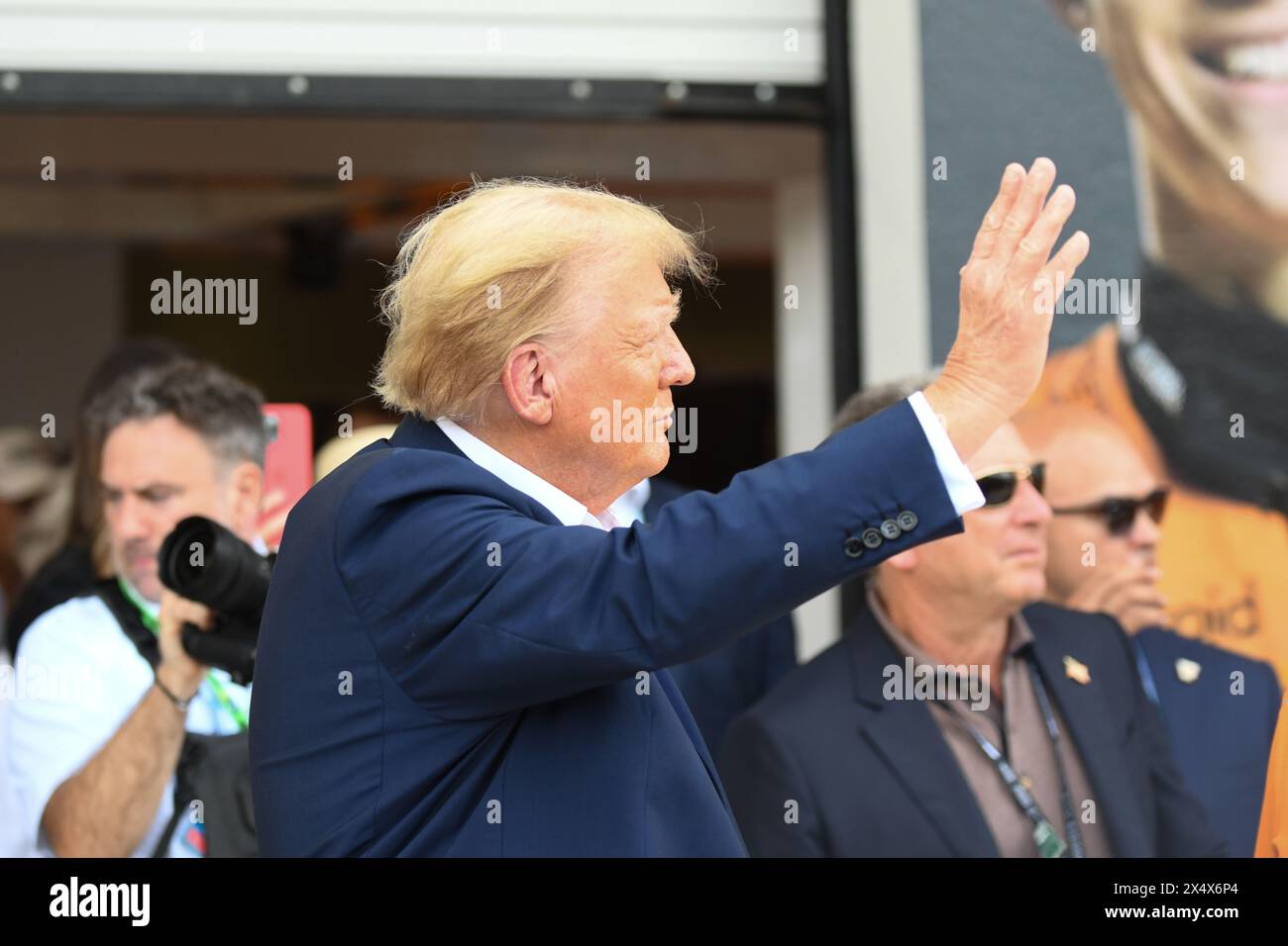 Miami, USA. 05th May, 2024. Former President, Donald J. Trump, visit ...