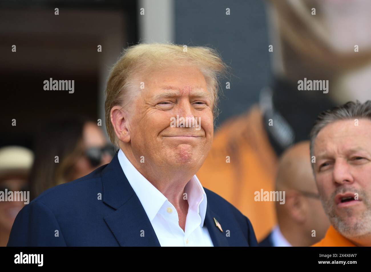Miami, USA. 05th May, 2024. Former President, Donald J. Trump, visit ...