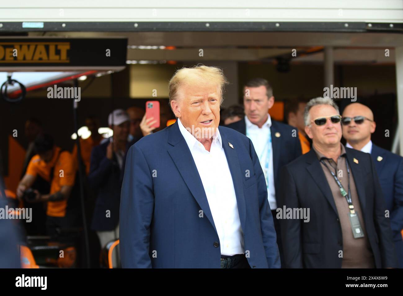 Miami, USA. 05th May, 2024. Former President, Donald J. Trump, visit ...