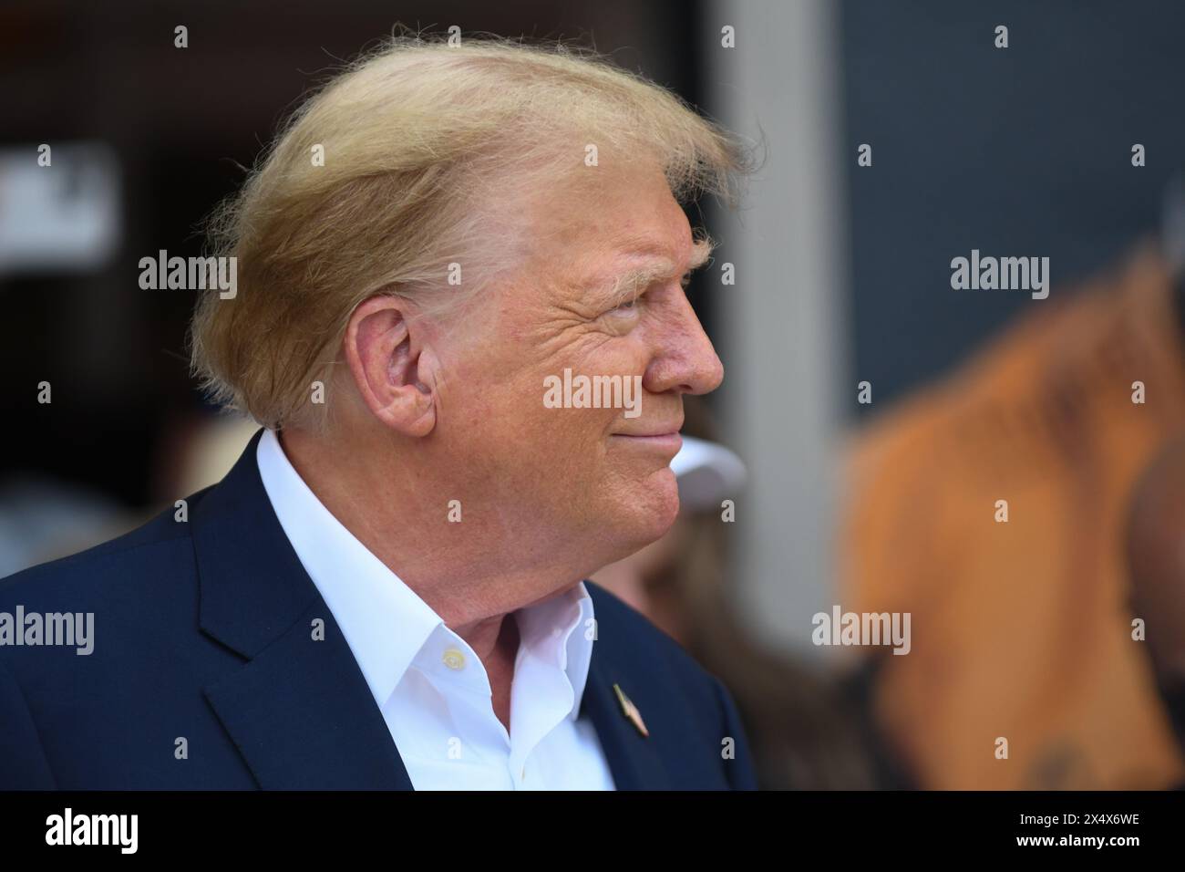 Miami, USA. 05th May, 2024. Former President, Donald J. Trump, visit ...