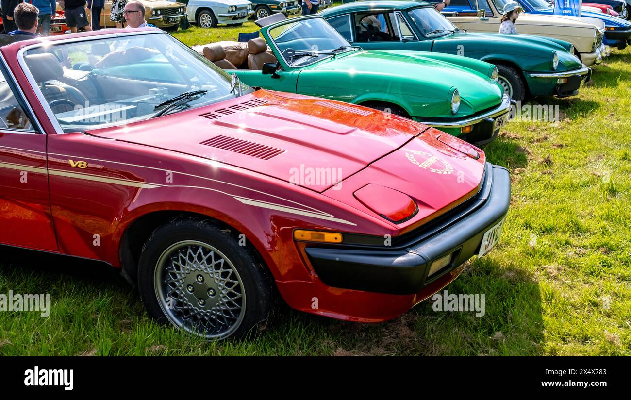 Vintage Triumph TR7 2 seater car Stock Photo - Alamy