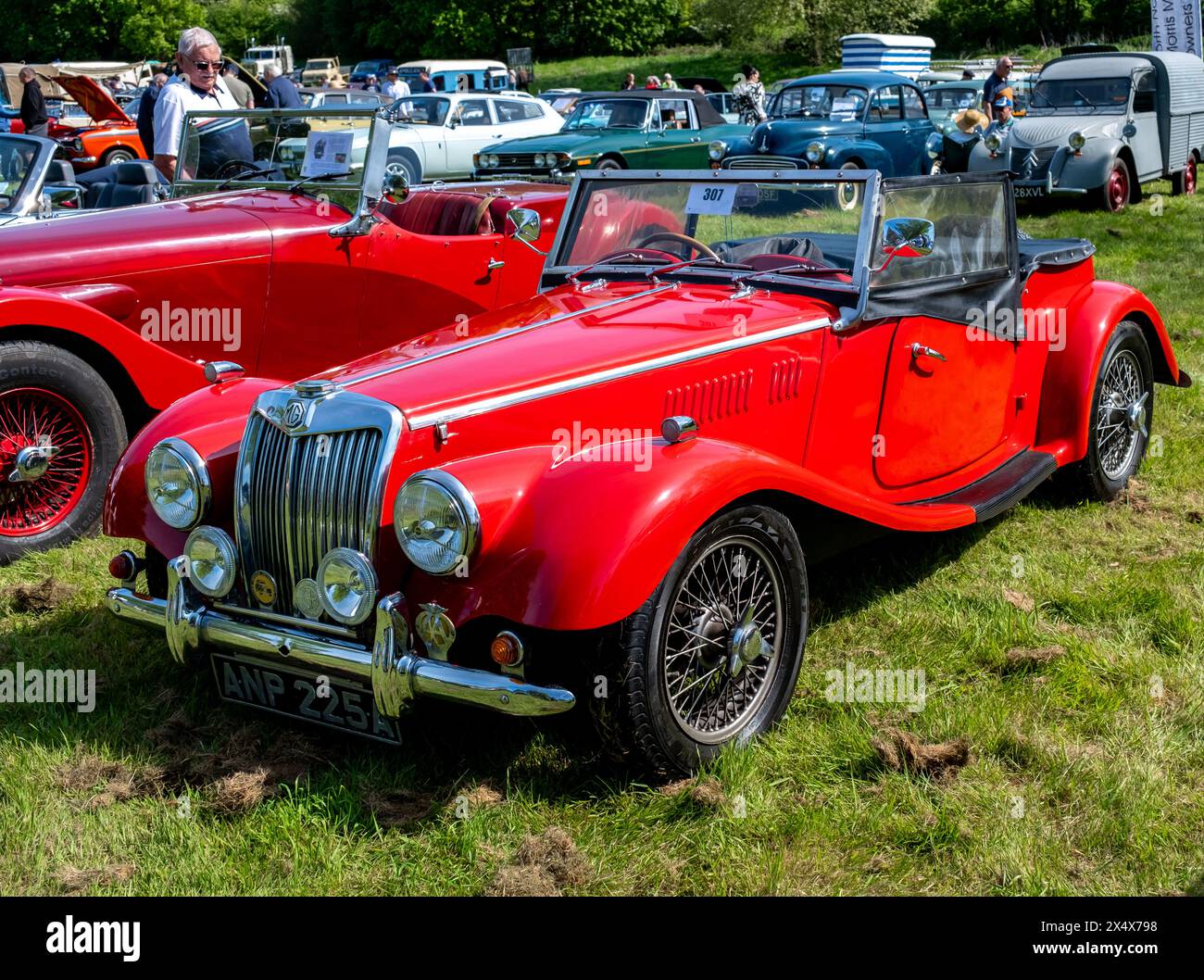 Vintage 1963 1200cc Gentry convertible 2 seater sports car Stock Photo ...