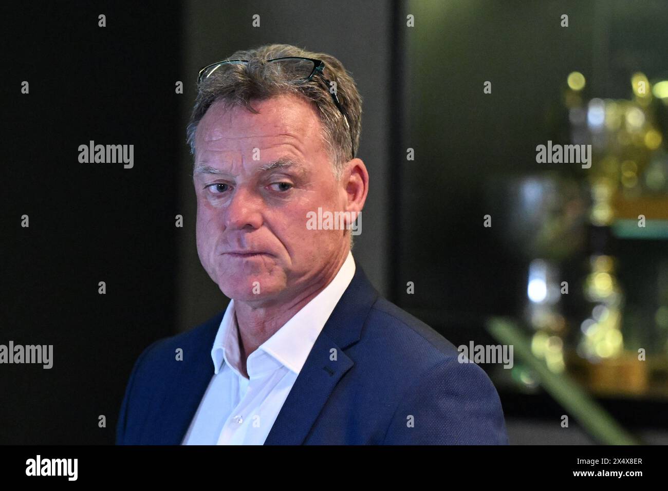 Brno, Czech Republic. 05th May, 2024. Head coach of the Czech national ...