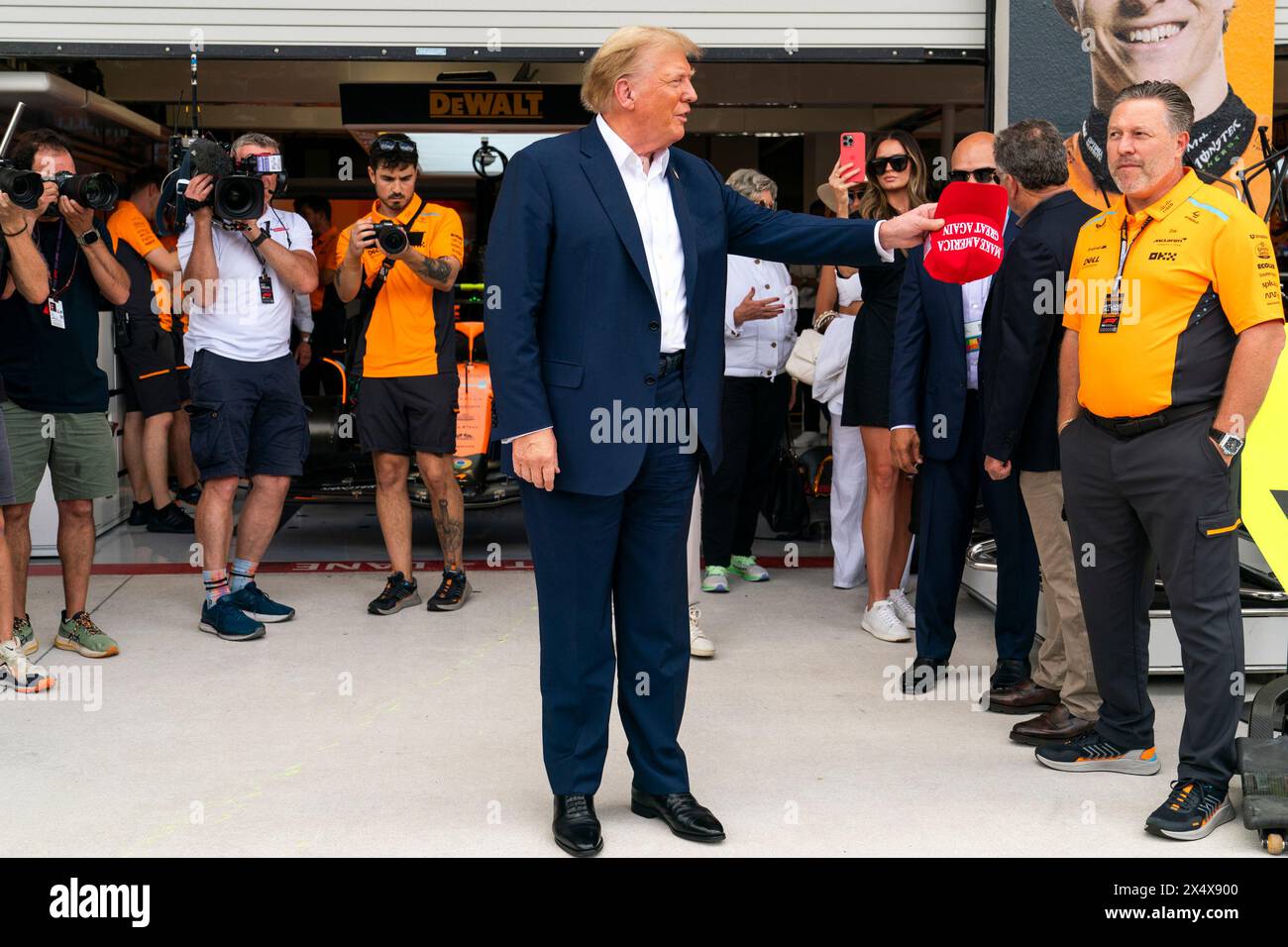Miami Gardens, United States. 05th May, 2024. Former U.S. President ...