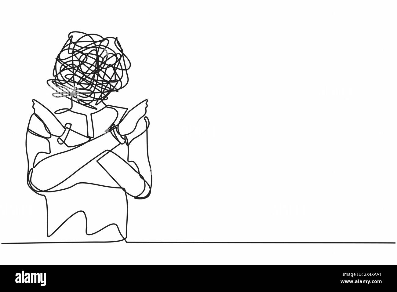 Single Continuous Line Drawing Robot With Round Scribbles Instead Of