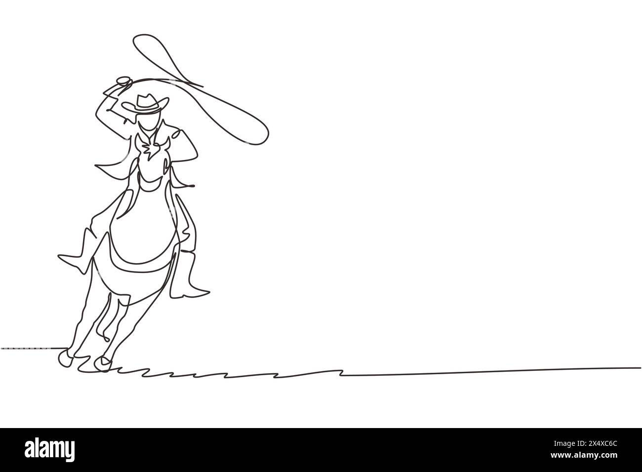 Cowboy on bucking horse hi-res stock photography and images - Alamy