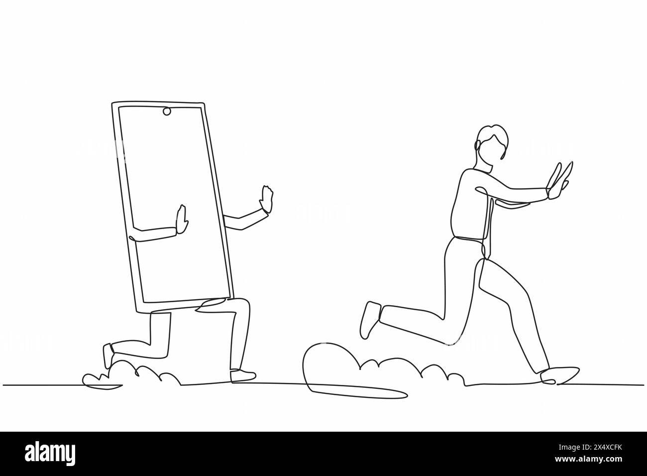 One To One Communication Drawing