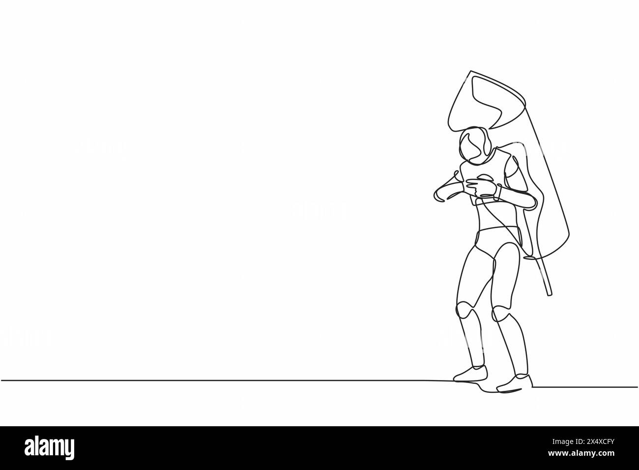 Continuous one line drawing robot ignites big fireworks rocket attached ...