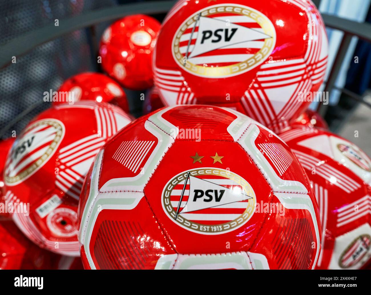 Souvenirs on sale in the fan shop at Philips Stadion - the official ...