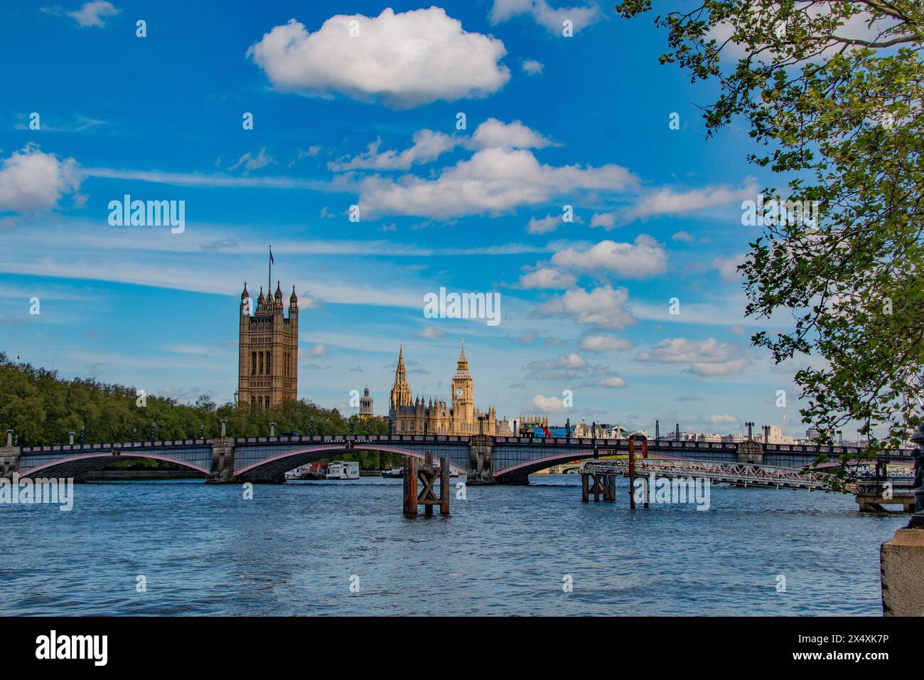 The Neo-Gothic Splendour of the Palace of Westminster, London, UK Stock ...
