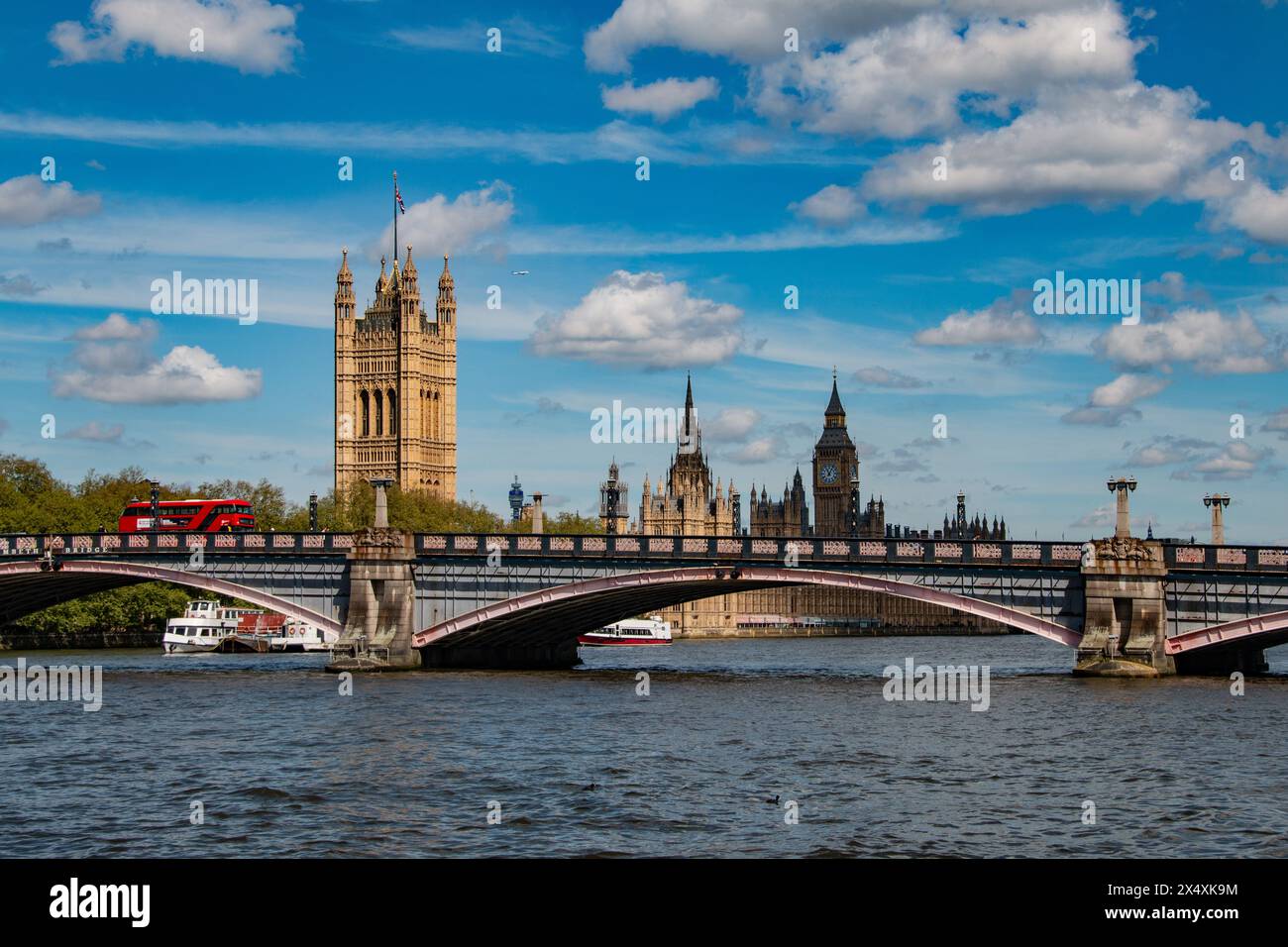 The Neo-Gothic Splendour of the Palace of Westminster, London, UK Stock ...