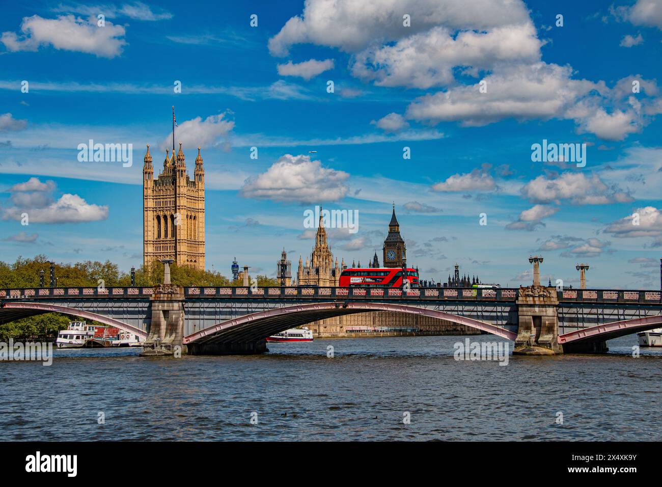 The Neo-Gothic Splendour of the Palace of Westminster, London, UK Stock ...