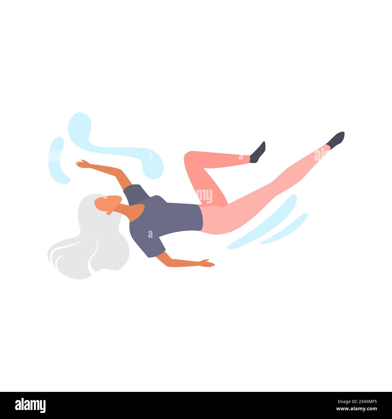 Falling back into arms Stock Vector Images - Alamy