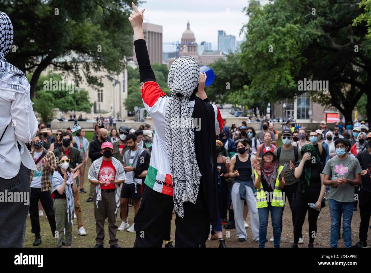 Palestine. 5th May, 2024. Students from the University of Texas join ...