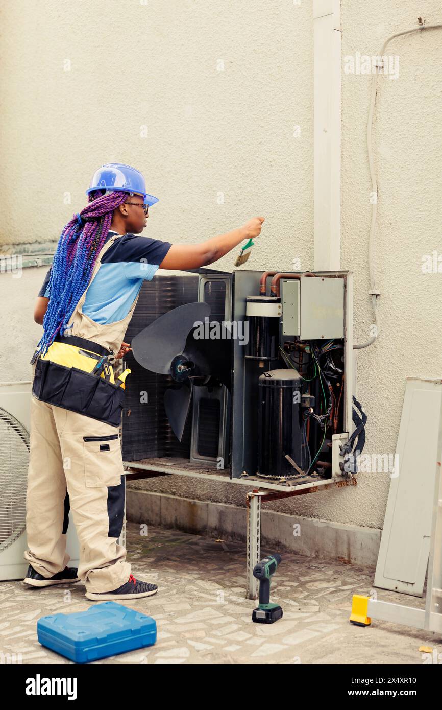Professional engineer commissioned for annual hvac system routine ... Professional engineer commissioned for annual hvac system routine ...