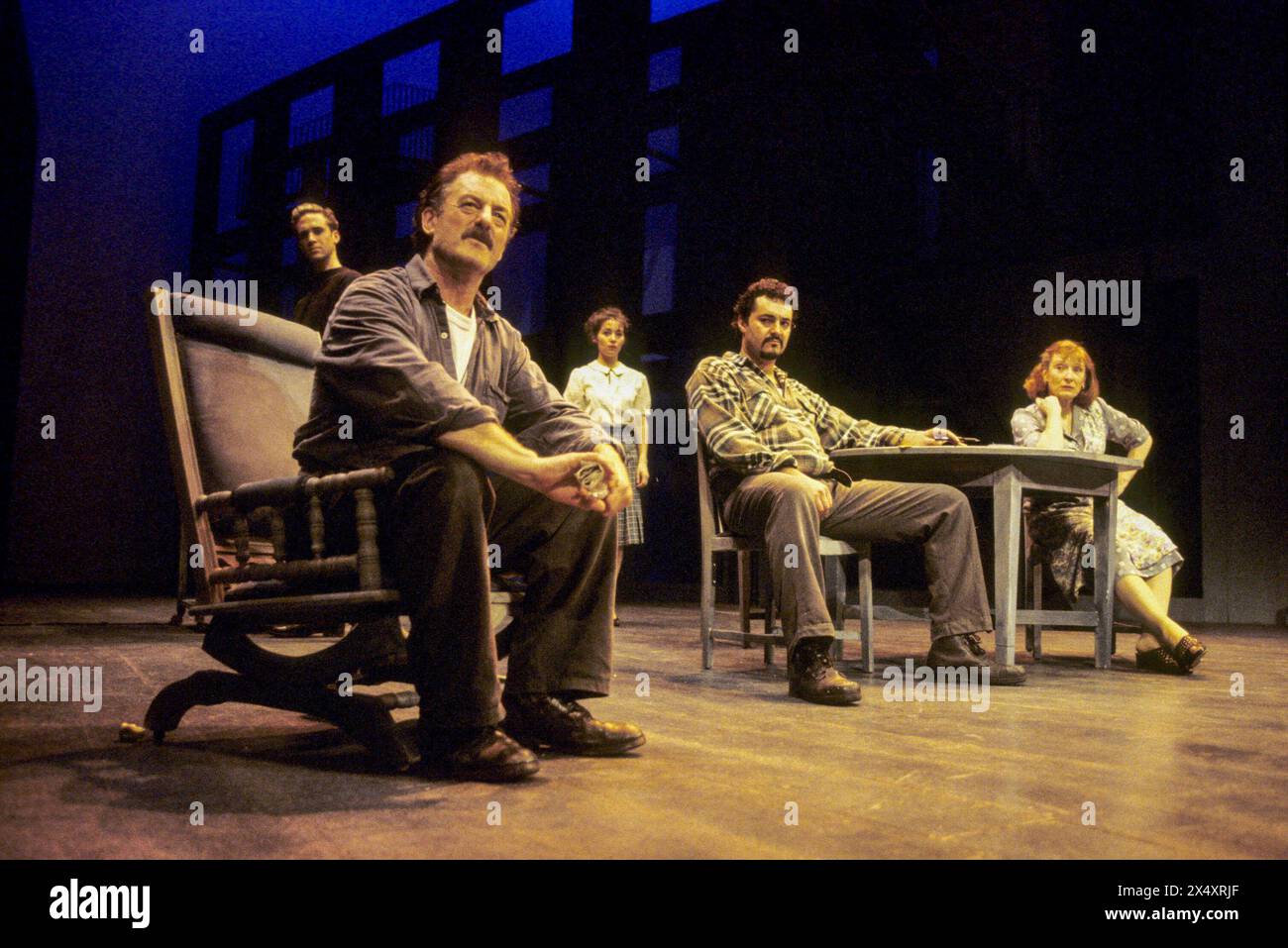 l-r: Joseph Fiennes (Rodolpho), Bernard Hill (Eddie Carbone), Emer ...