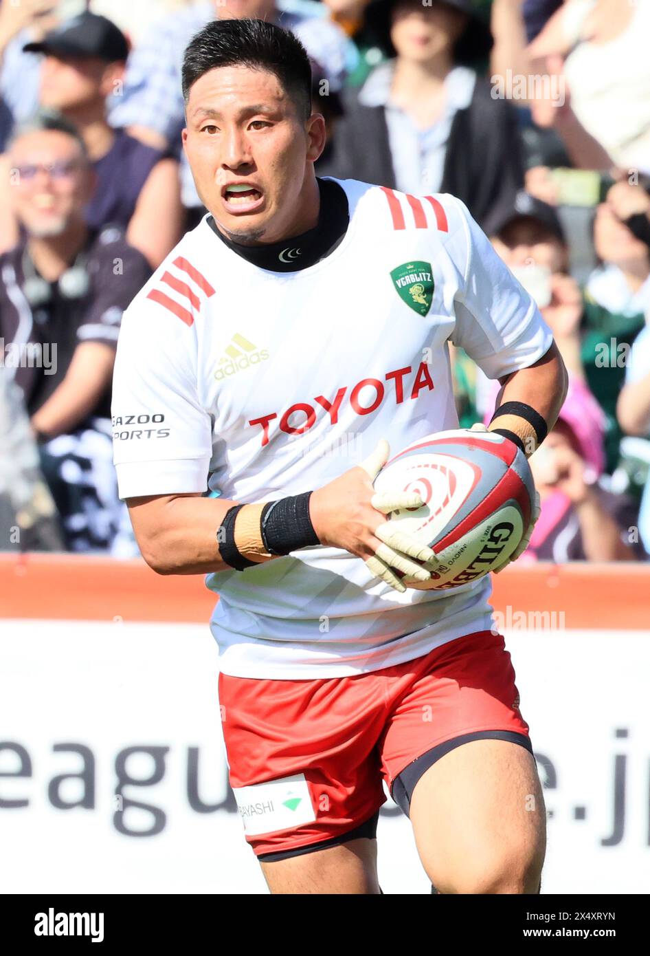 Tokyo, Japan. 5th May, 2024. Toyota Verblitz scrum half Kaito Shigeno ...