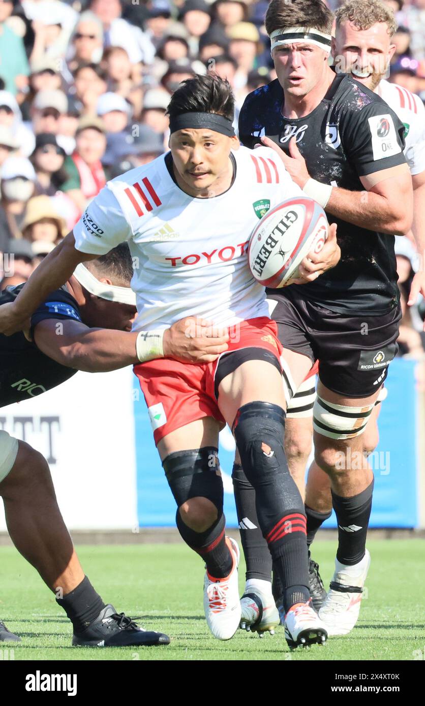 May 5, 2024, Tokyo, Japan - Toyota Verblitz full back Taichi Takahashi ...