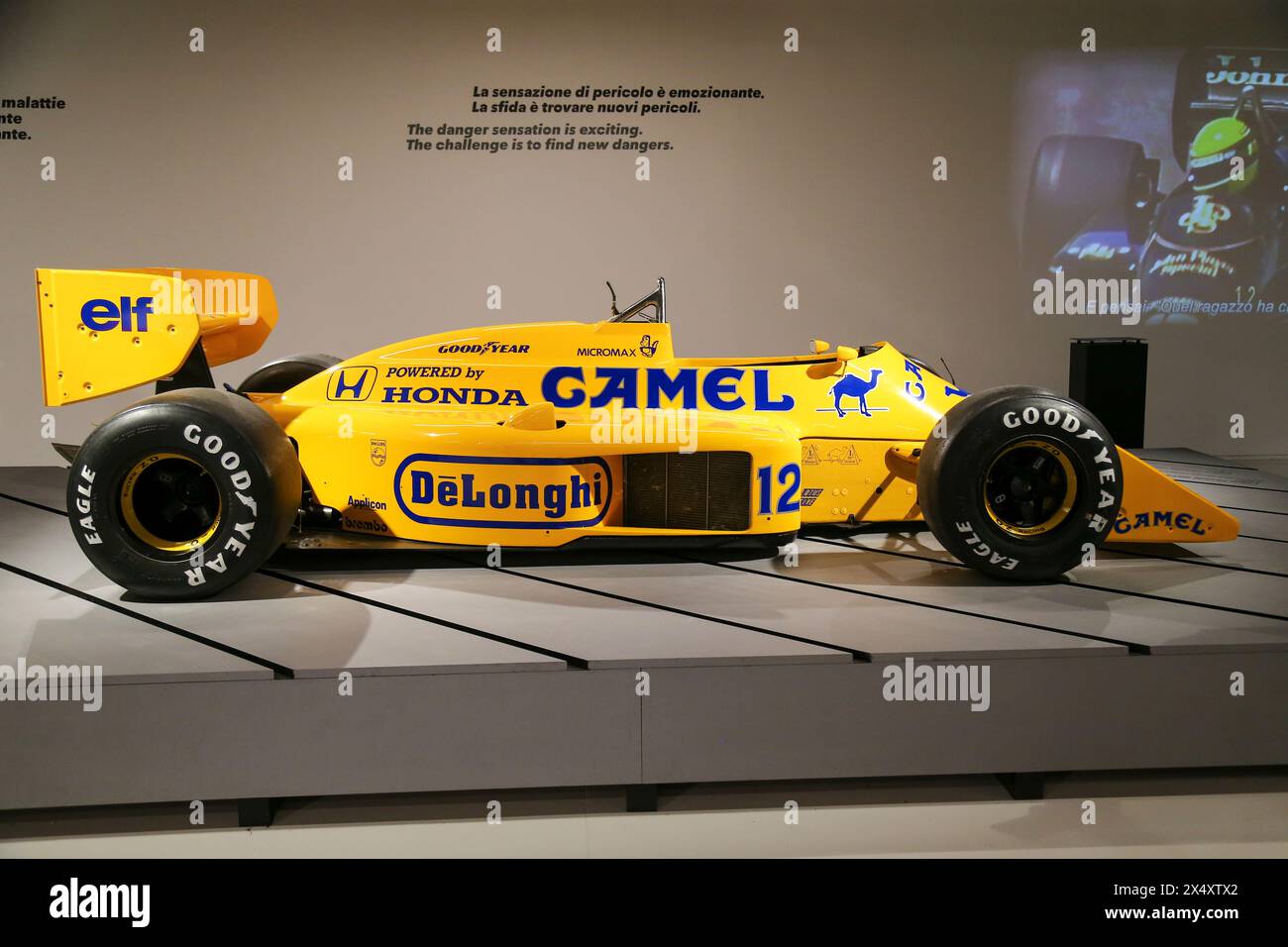 Lotus honda ayrton senna hi-res stock photography and images - Alamy