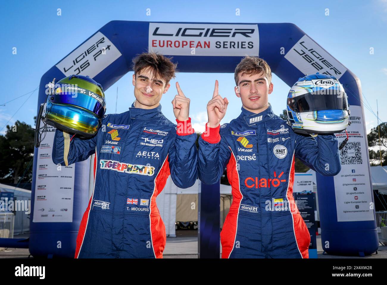 Le Castellet, France. 03rd May, 2024. MICOURIS Theo (gbr), Team Virage, Ligier JS P4, portrait ...