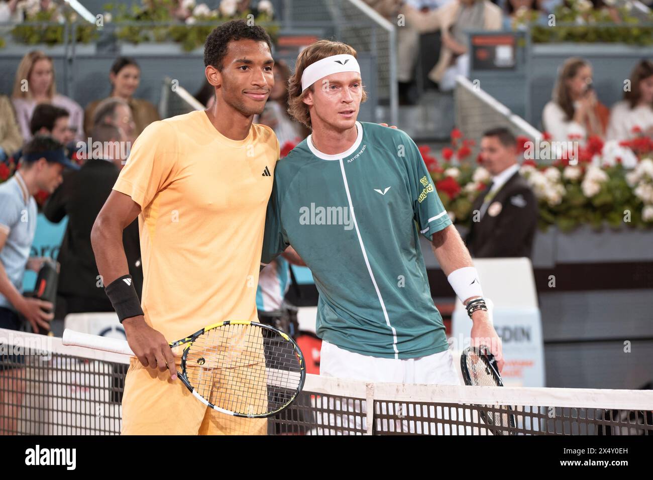 2024 mutua madrid open tennis atp hi-res stock photography and images - Alamy