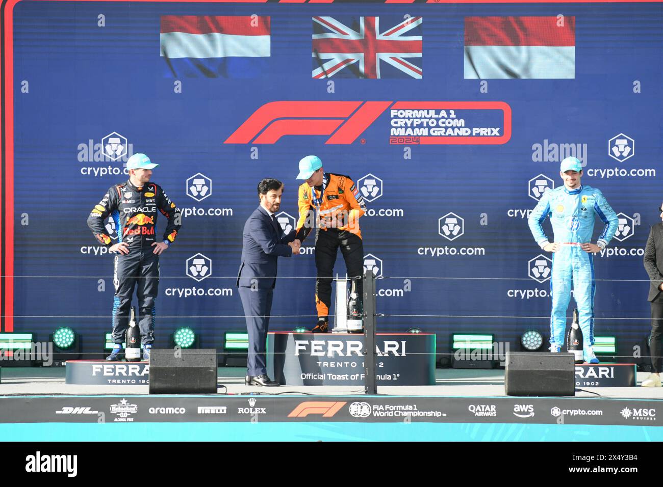 Miami, USA. 05th May, 2024. The President of FIA, Mohammed Ben Sulayem ...