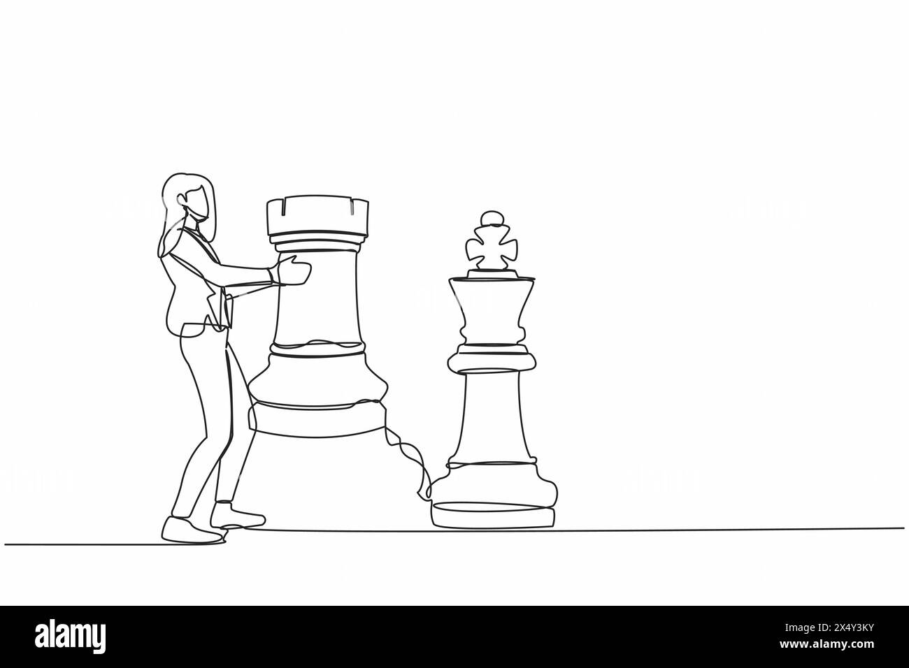 Female in defeat Stock Vector Images - Alamy