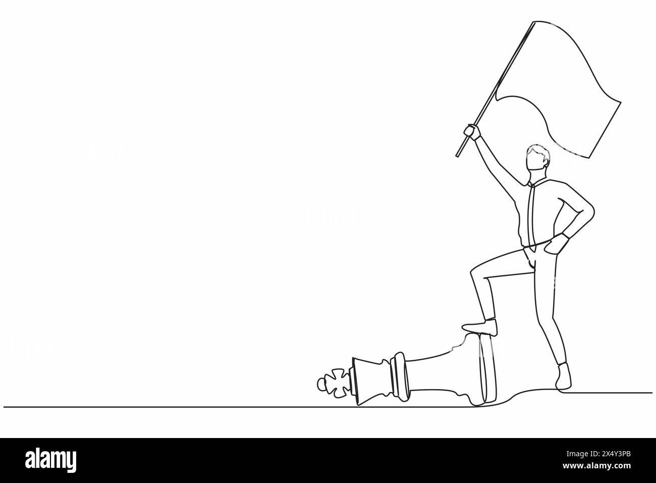 Hand waving finish flag hi-res stock photography and images - Alamy