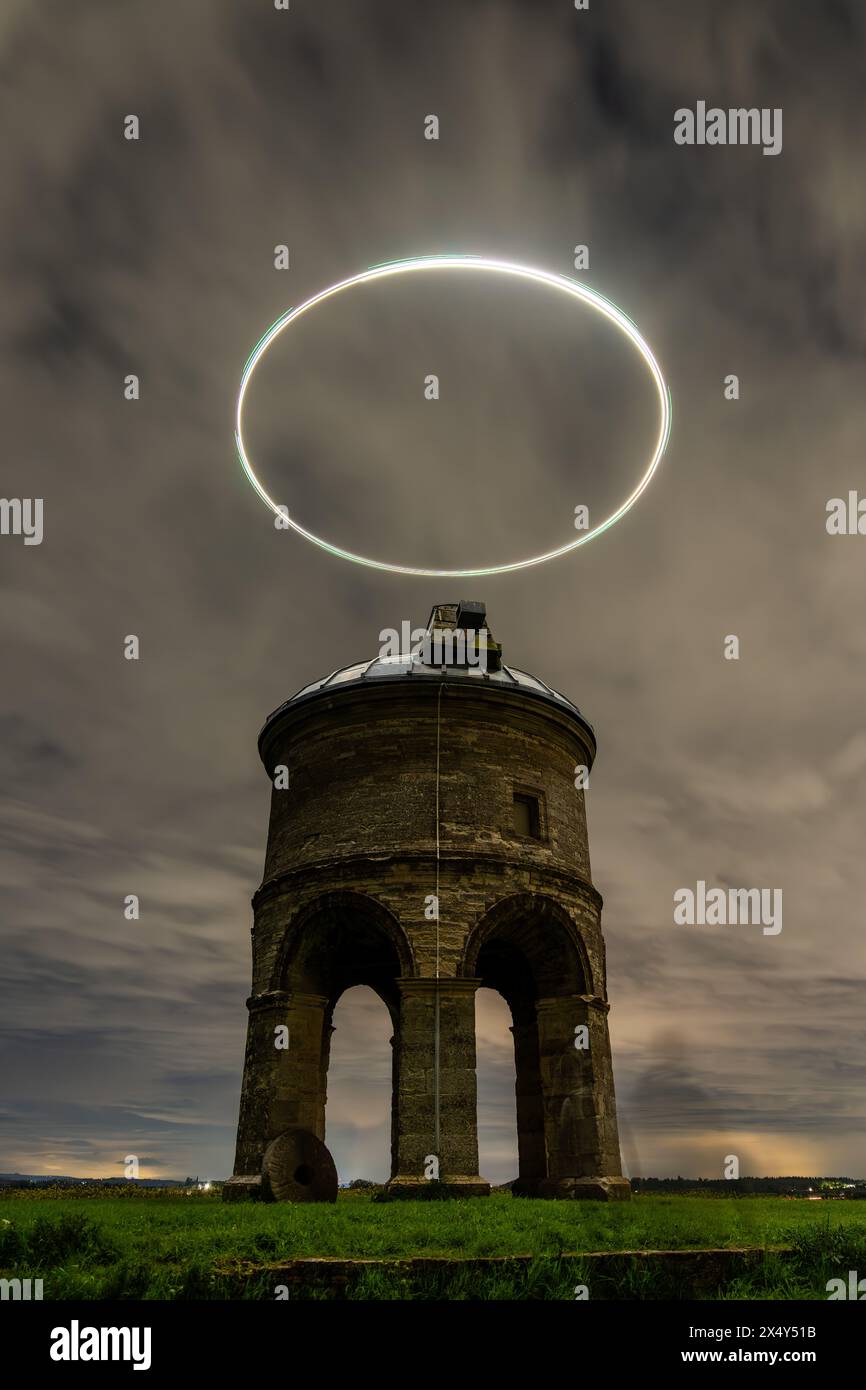 Time lapse ancient stone windmill hi-res stock photography and images ...