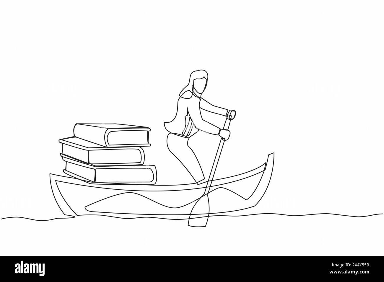 Getting on the boat Stock Vector Images - Alamy