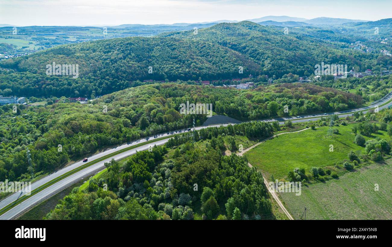 Aerial top down trees branches hi-res stock photography and images - Alamy