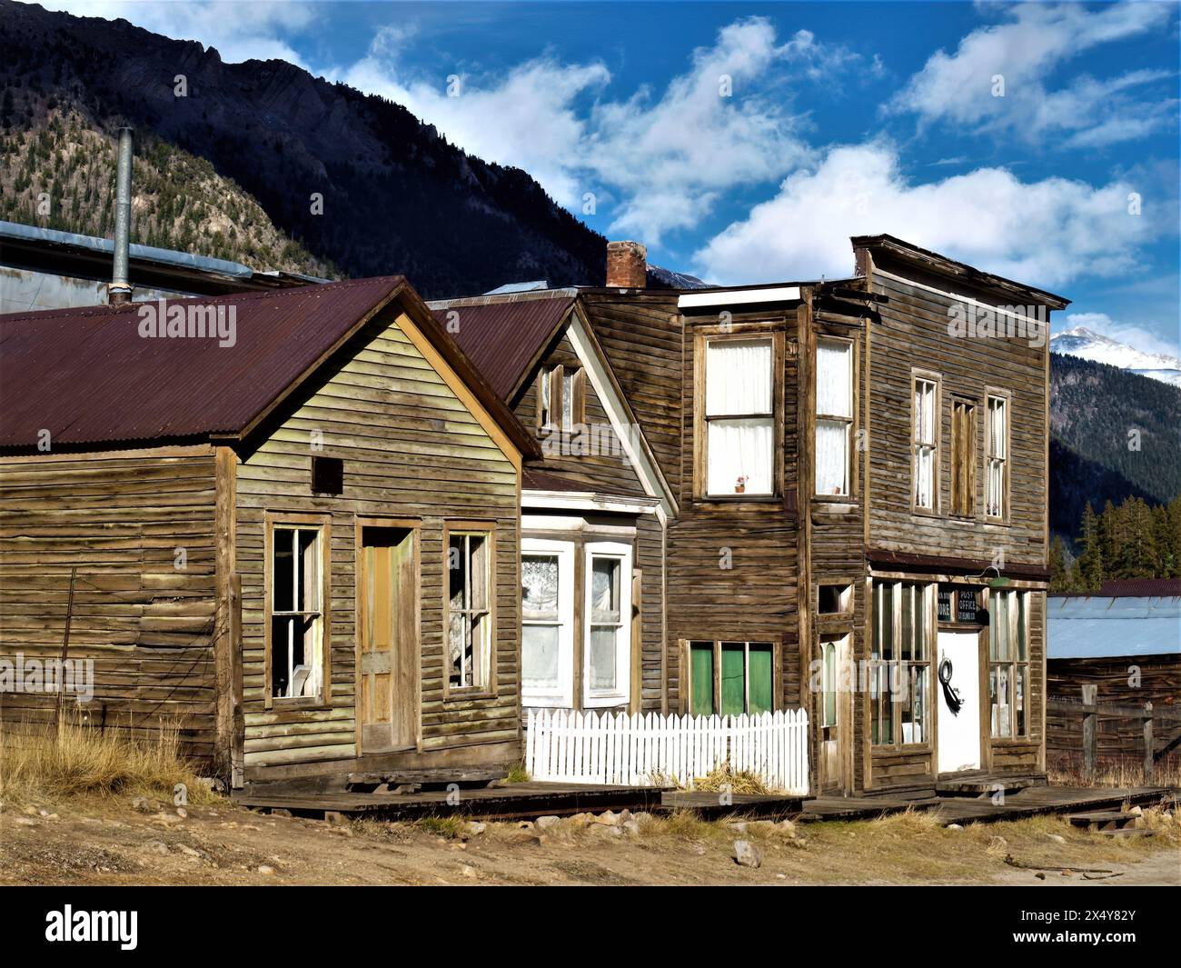 Ghost town buildings in Saint Elmo, Colorado Stock Photo - Alamy