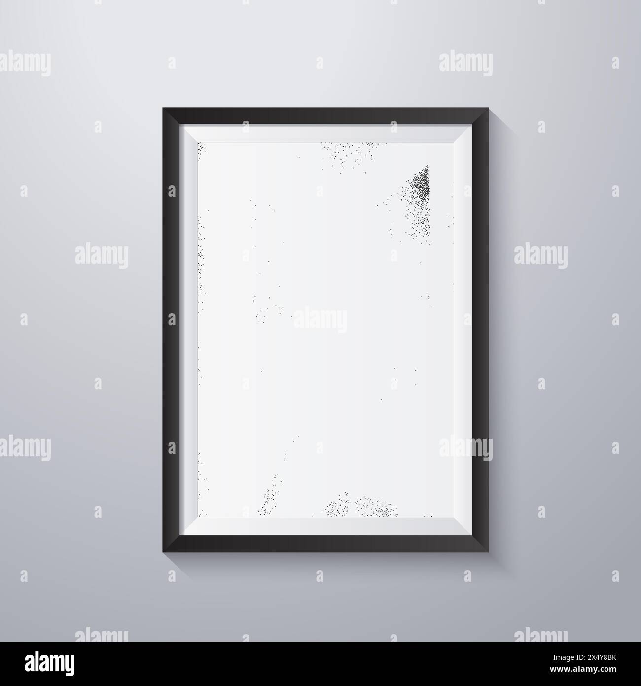 Simple frame with grunge texture style Stock Vector Image & Art - Alamy
