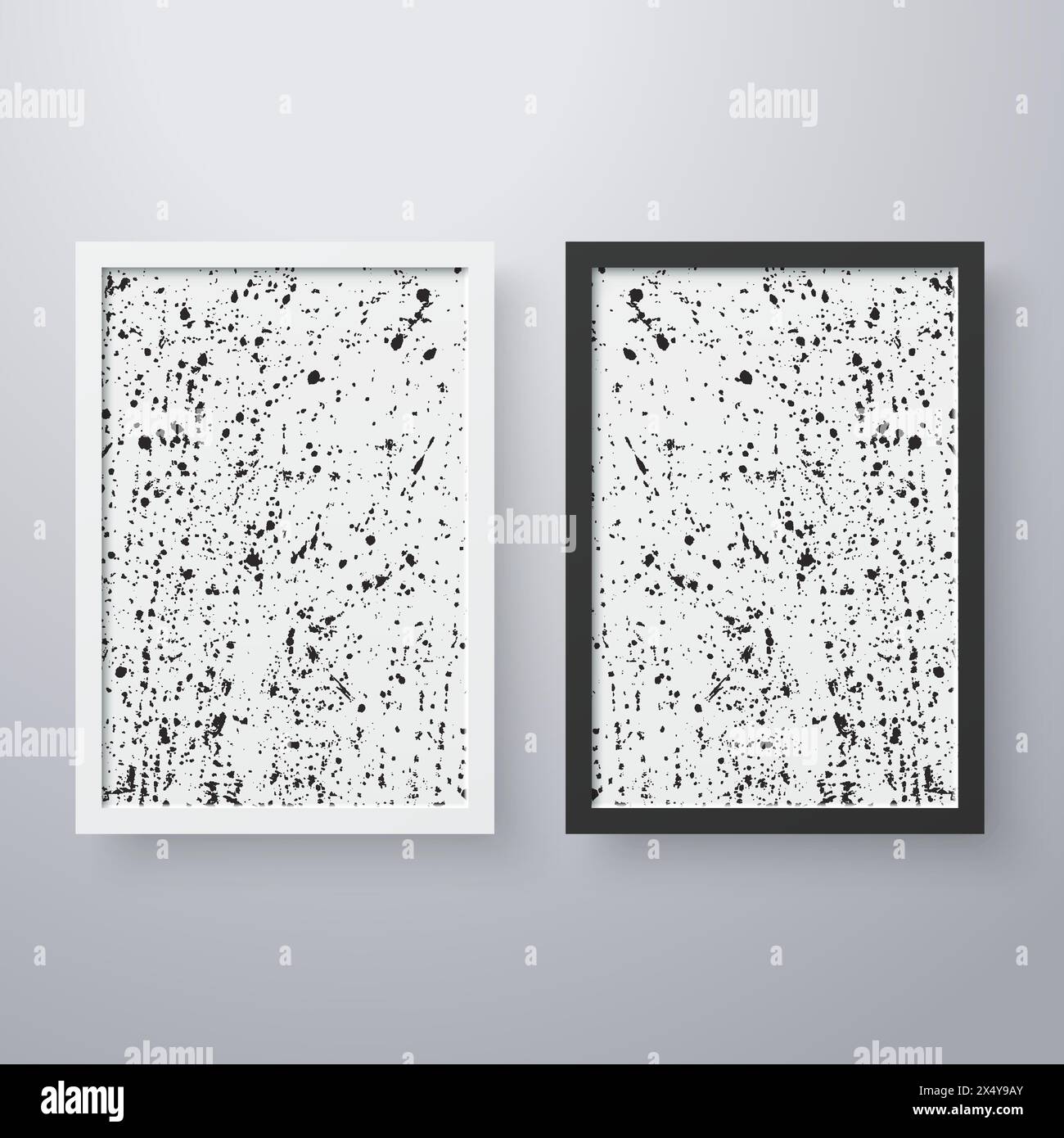Simple frame with grunge texture style Stock Vector Image & Art - Alamy
