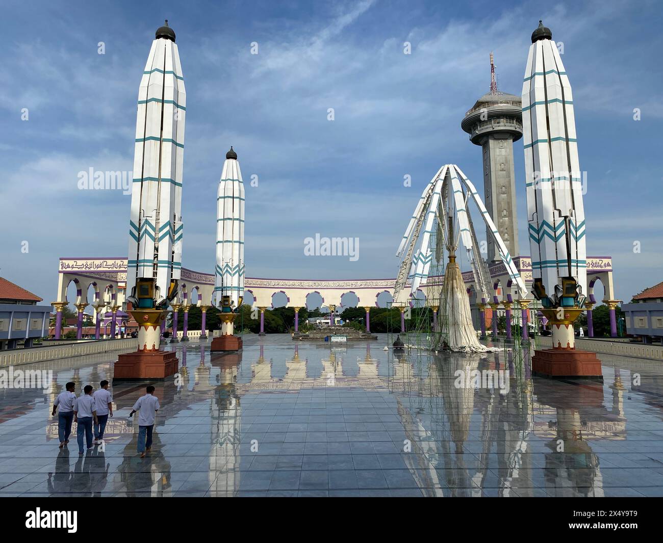 Masjid Agung Jawa Tengah or Great Mosque of Central Java area in ...