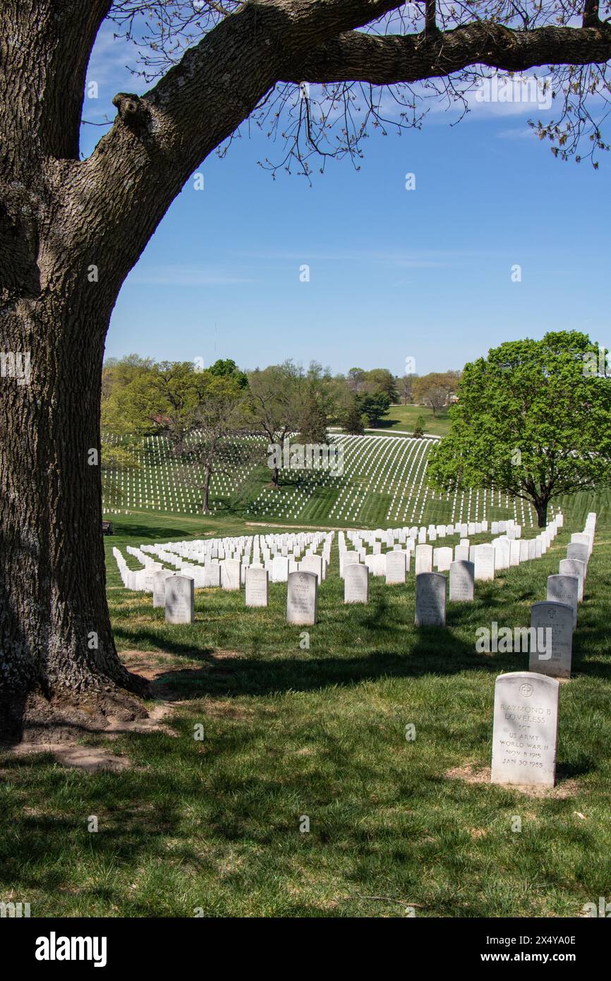 Leavenworth National Cemetery in Kansas Stock Photo - Alamy