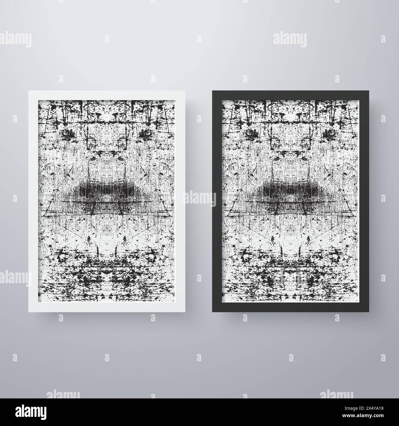 Simple frame grunge texture Stock Vector Images - Alamy