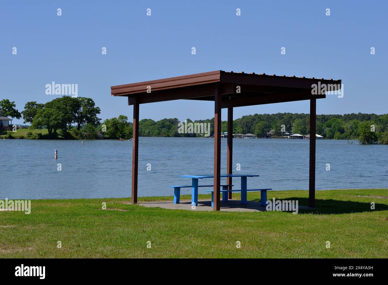 Lake Tyler Texas Hill Creek park picnic and swimming area on the east ...