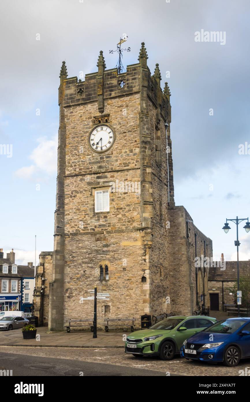Old Trinity Church Tower, Home to the Green Howards Museum, at Richmond ...