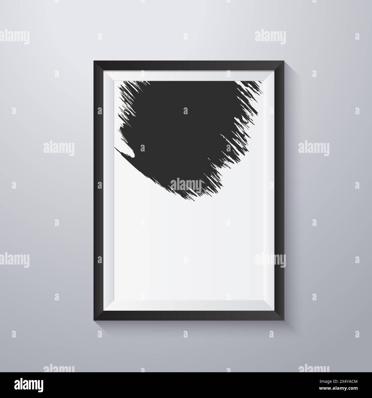 Simple frame with grunge texture style Stock Vector Image & Art - Alamy