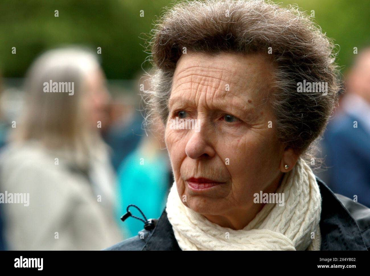Saanichton, Can. 05th May, 2024. Princess Anne visits the Victoria ...