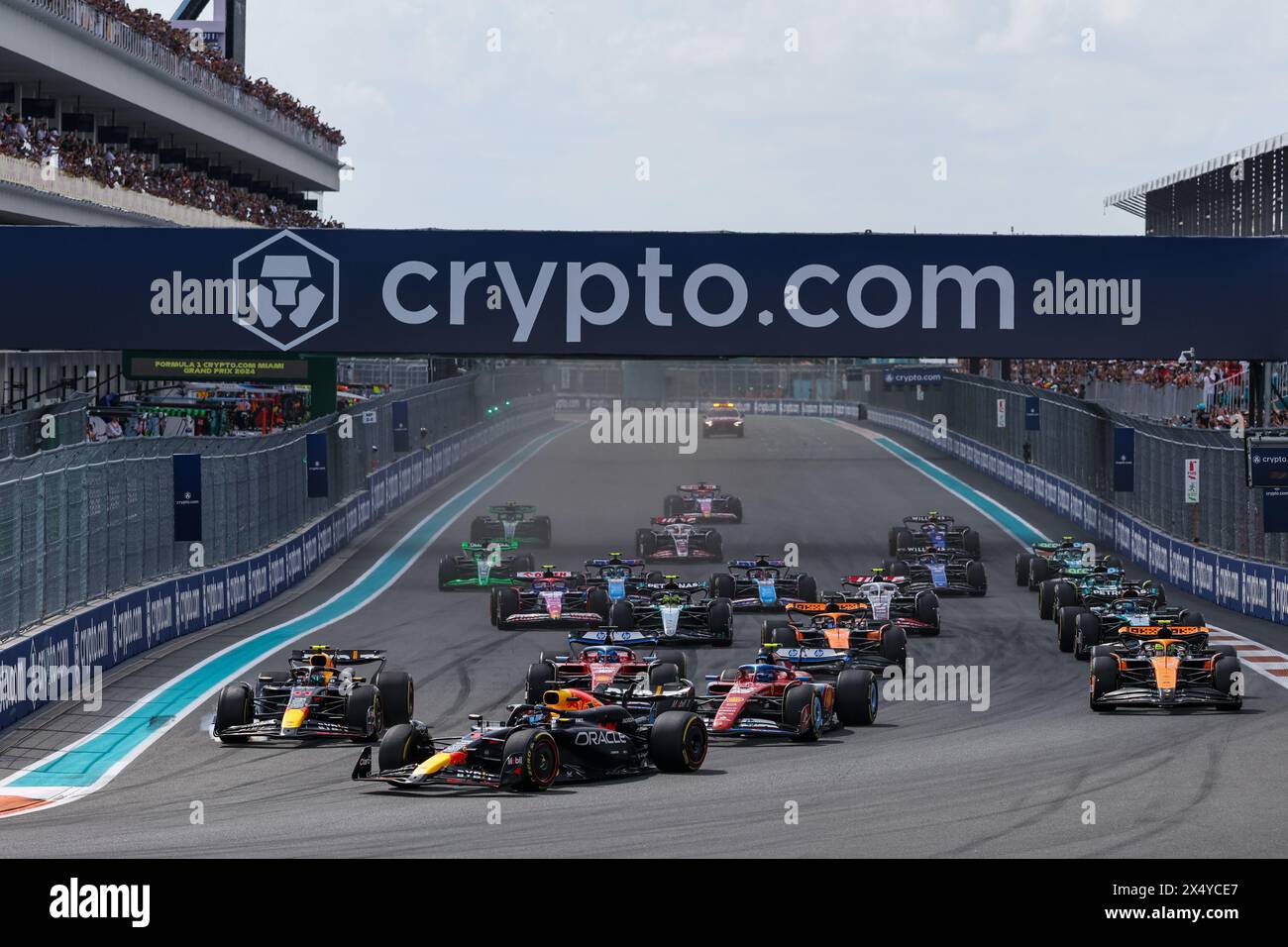 Miami grand prix 2024 start hi-res stock photography and images - Alamy