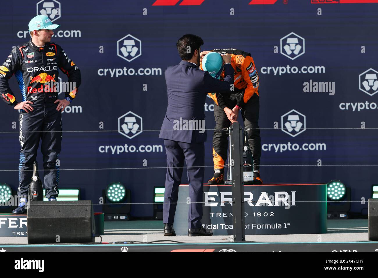BEN SULAYEM Mohammed (uae), President of the FIA, portrait NORRIS Lando ...