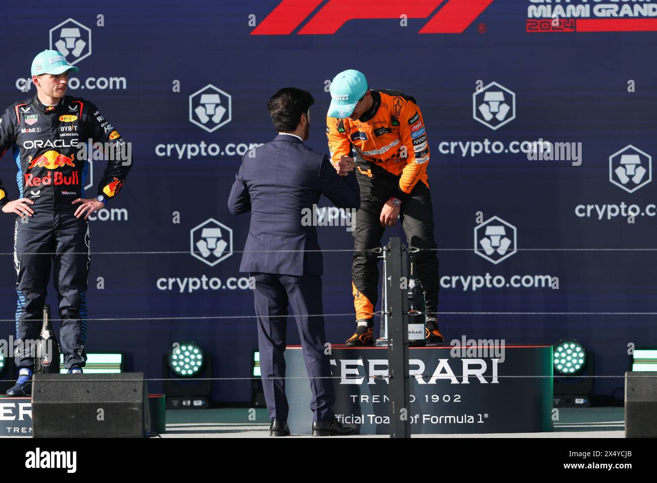 BEN SULAYEM Mohammed (uae), President of the FIA, portrait NORRIS Lando ...