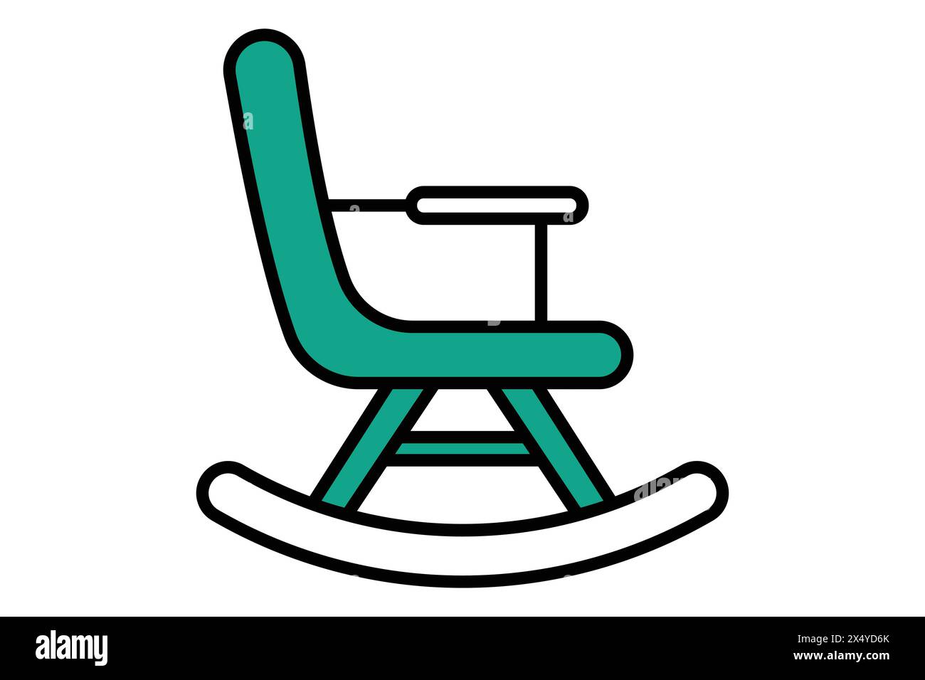 Two tone armchair Stock Vector Images - Alamy