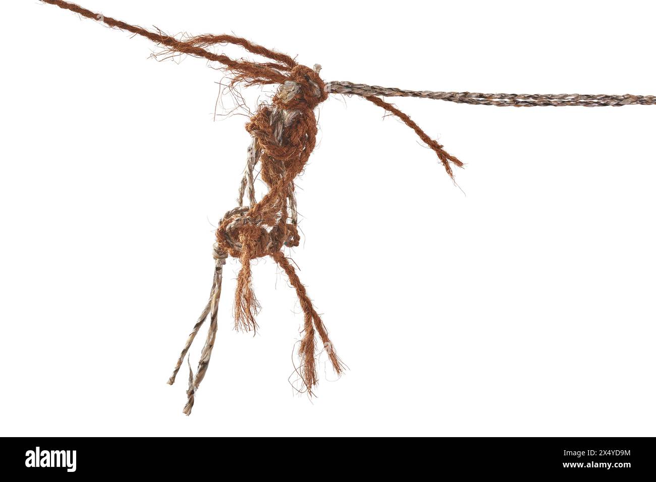 coconut coir fiber rope and recycled plastic polythene bag rope with ...