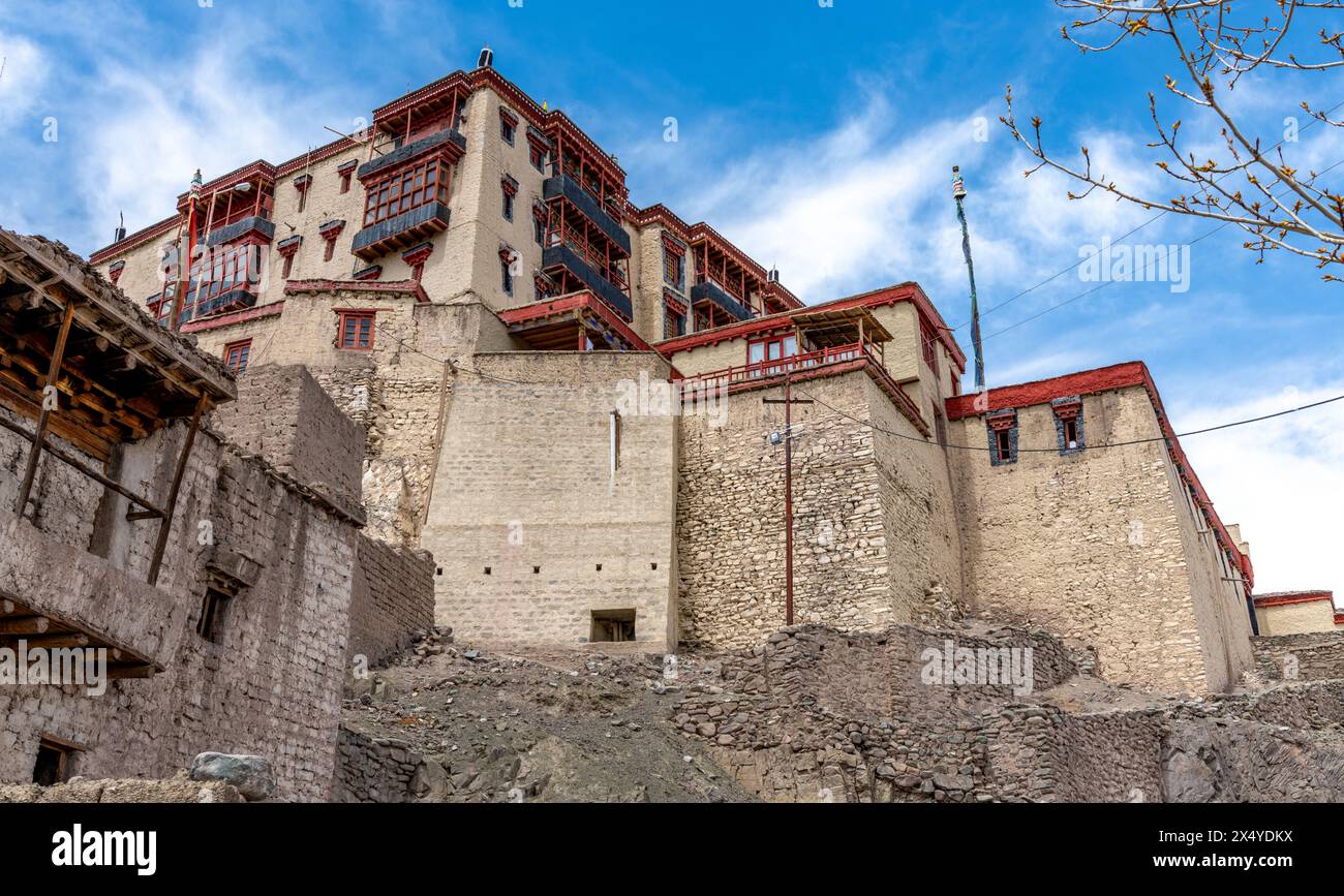 Historic Stok Monastery in India's Ladakh region near Leh Stock Photo ...