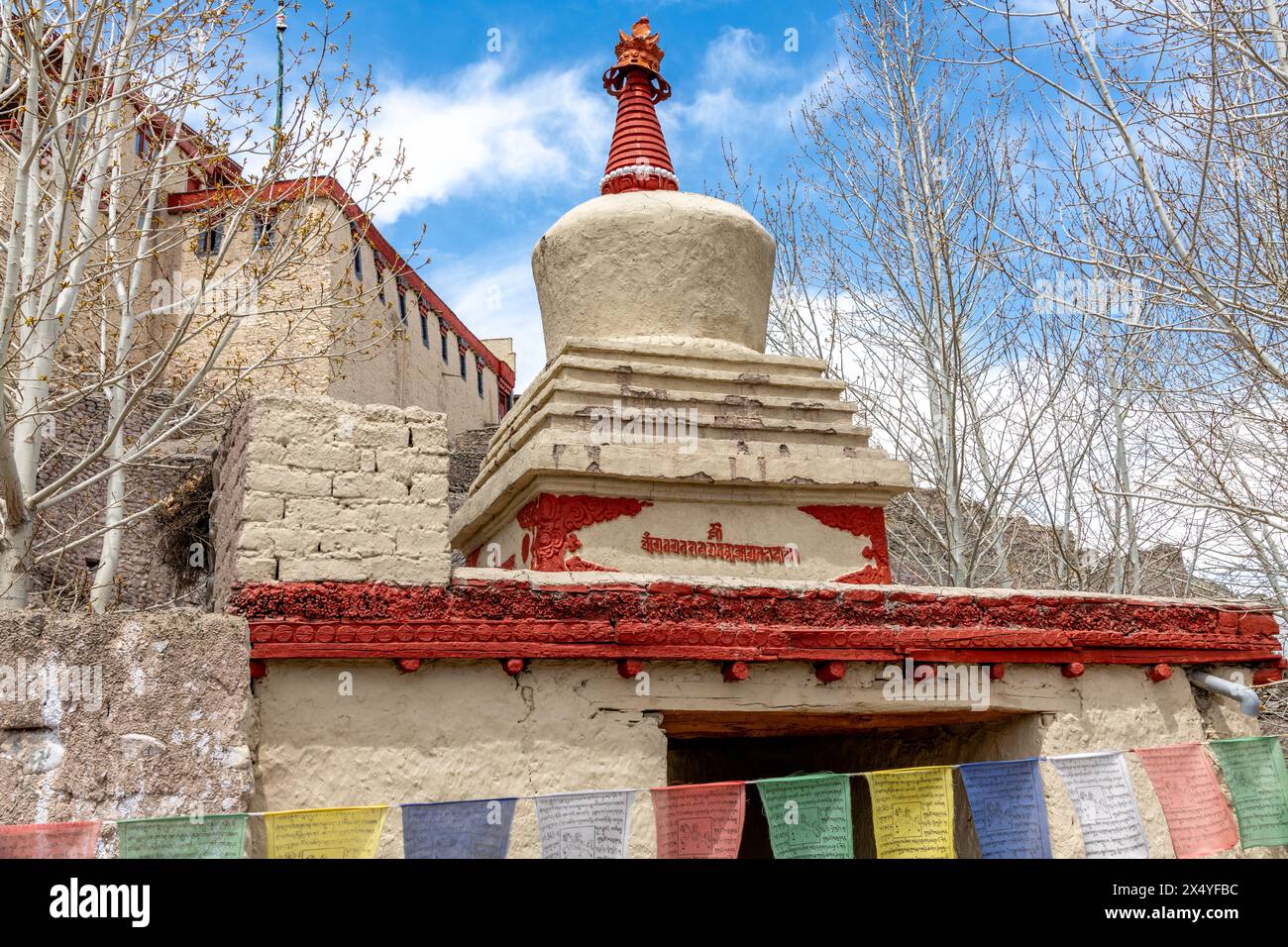 Historic Stok Monastery in India's Ladakh region near Leh Stock Photo ...