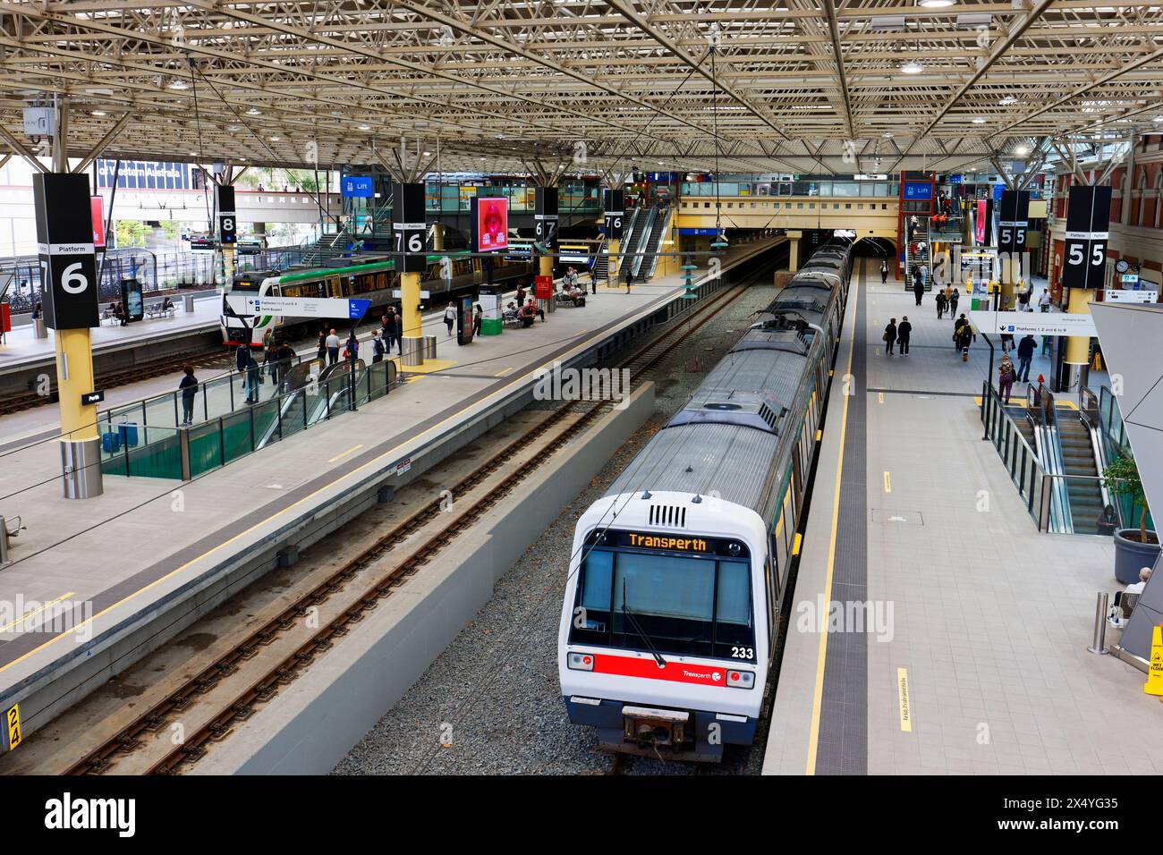 Perth train station hi-res stock photography and images - Alamy