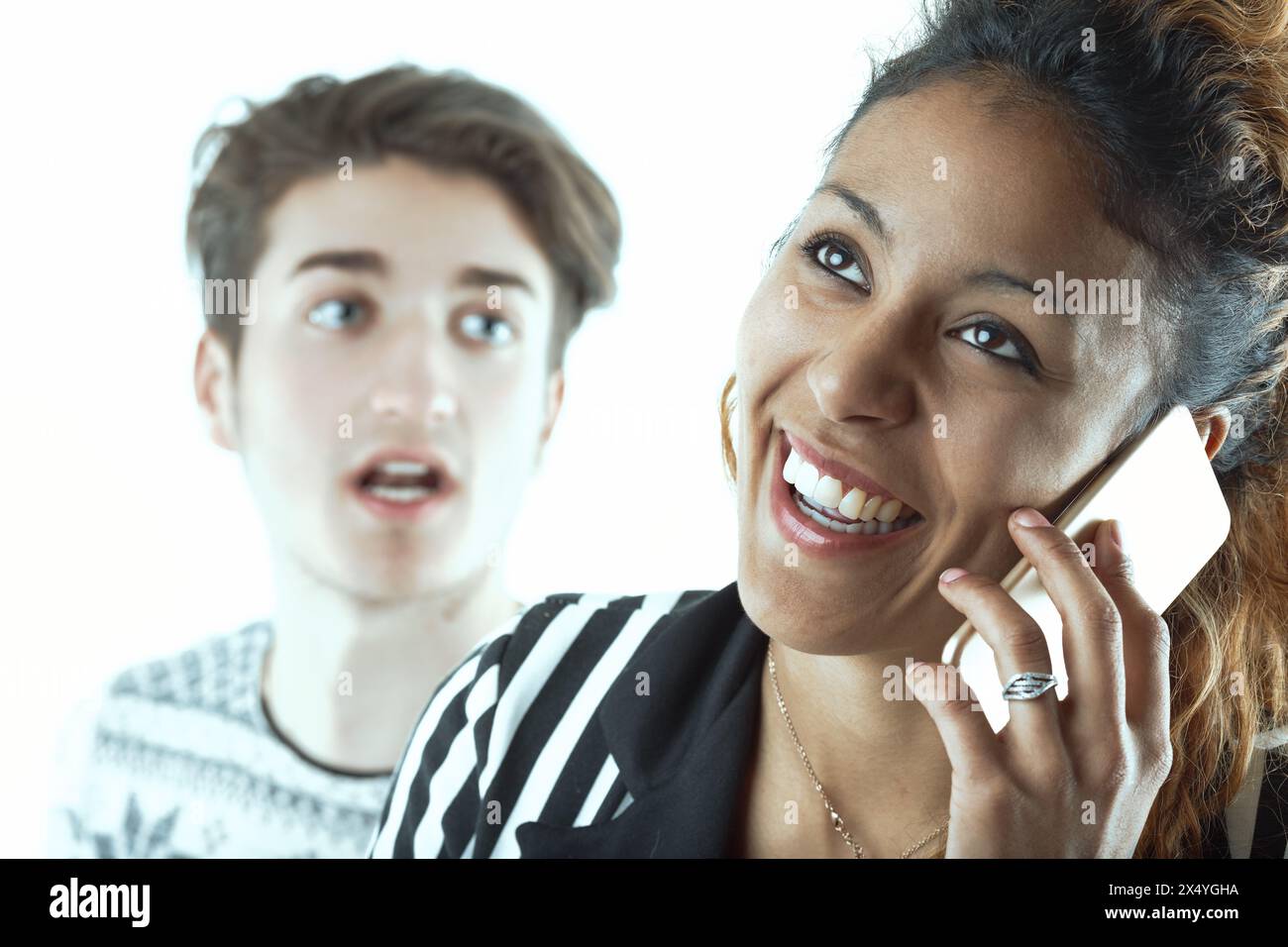 Concerned gaze hi-res stock photography and images - Alamy